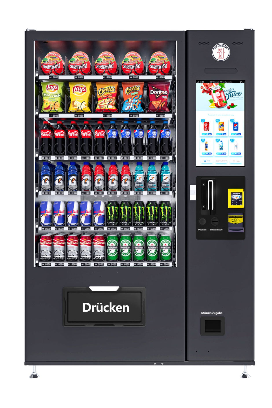 Boxautomaten - Greifautomaten - Snackautomaten- Unterhaltung
